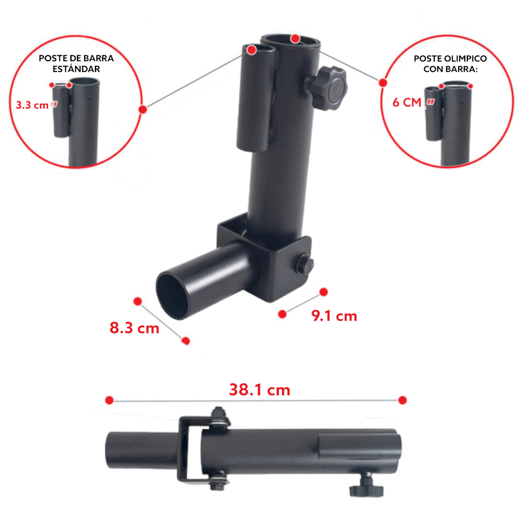 SUNNY ACCESORIO ANCLAJE DE BARRA PARA RACK SUNNY SF-XFA004 | Gymsport