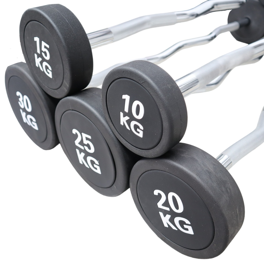 Infinité Set de 10 Barras Curvas Línea Económica 10KG-55KG IF-LEBCLT10 ...